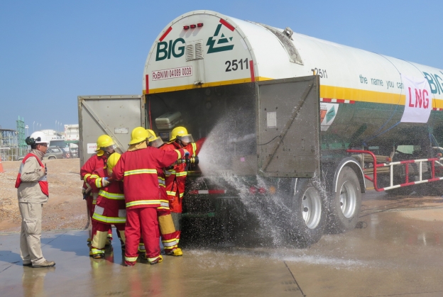 BIG Held Emergency Response Drill for LNG Truck Rollover Scenario - BIG ...