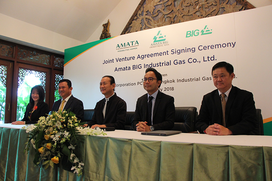 อมตะ-บีไอจี เปิดบริษัทลูก “ABIG” ตั้งโรงงานผลิตก๊าซฯ รับอีอีซี
